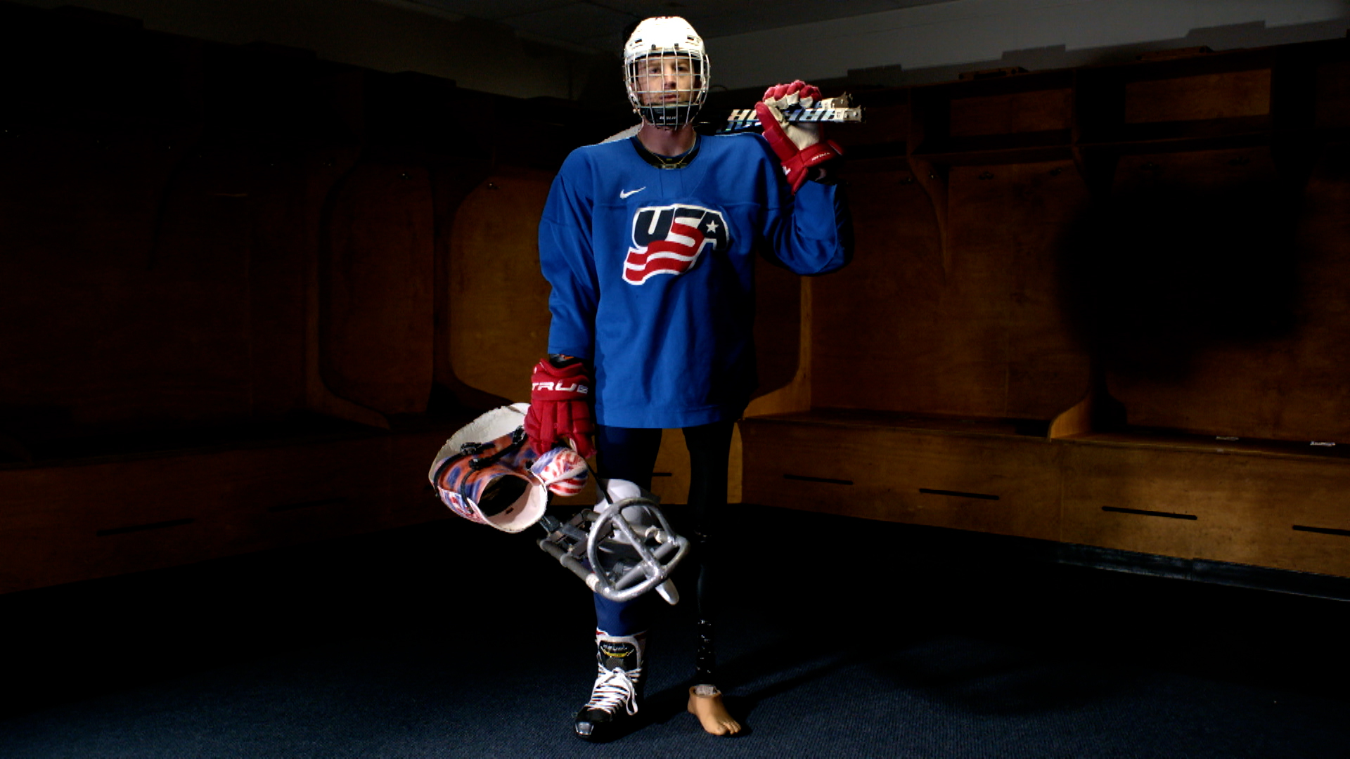 Inspiring Many While On The Ice! - V Foundation